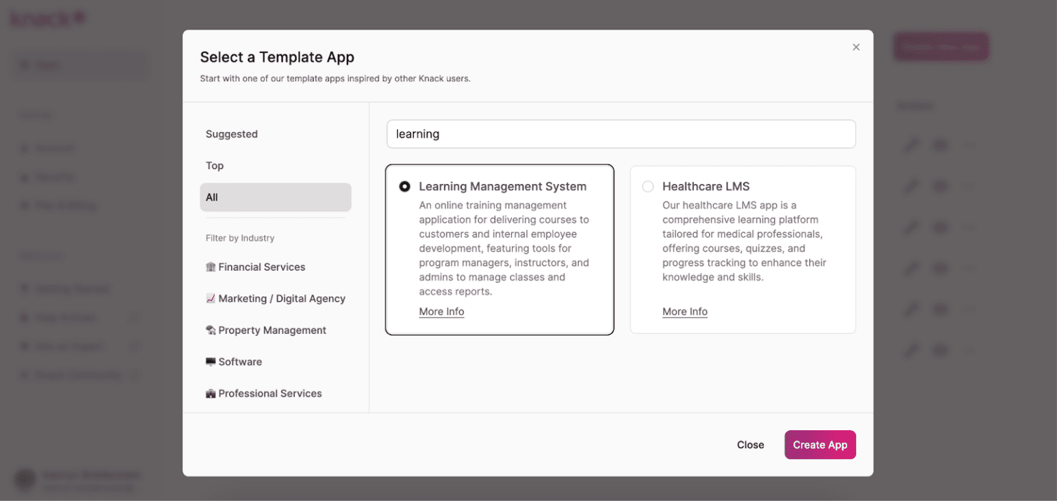 How to Build a Learning Management System with No-Code | Knack