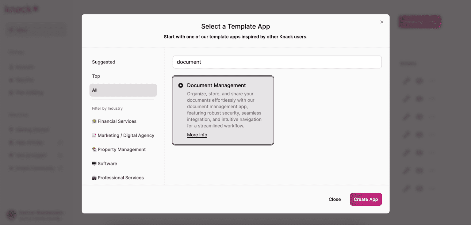 Build a Client Document Portal (Guide) - Knack