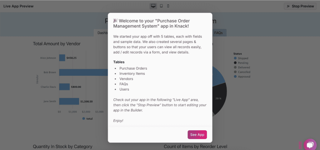 Guide to Web-Based Purchase Order Systems | Knack