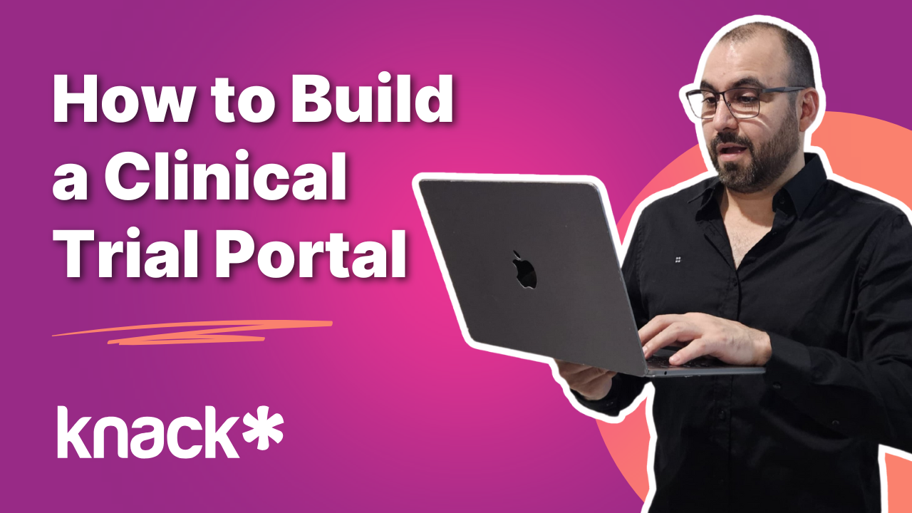 Clinical Trial Portal No Code: Build Yours Fast | Knack