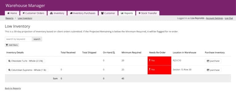 Free Warehouse Manager App Template | Knack