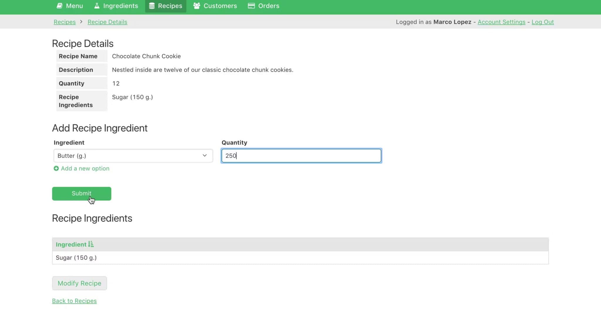 Free Bakery Inventory Template | Knack