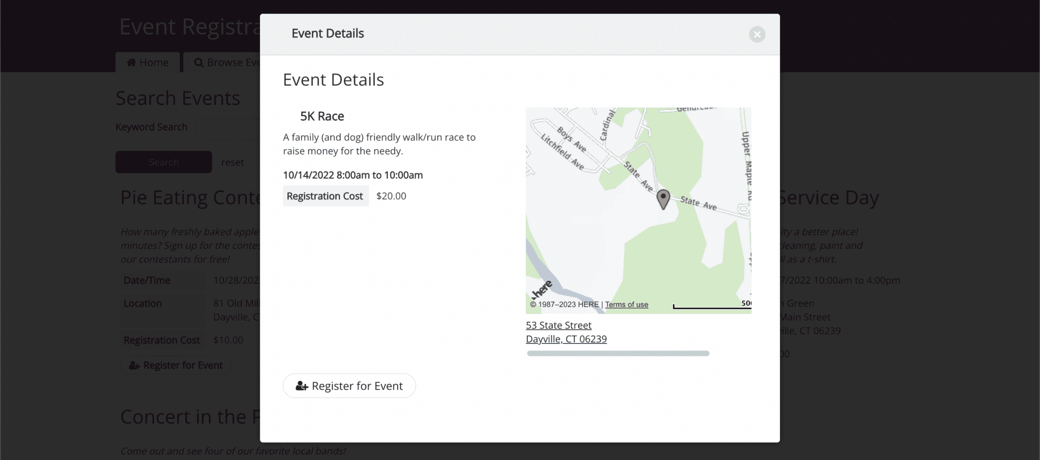 Event Registration App Template | Knack