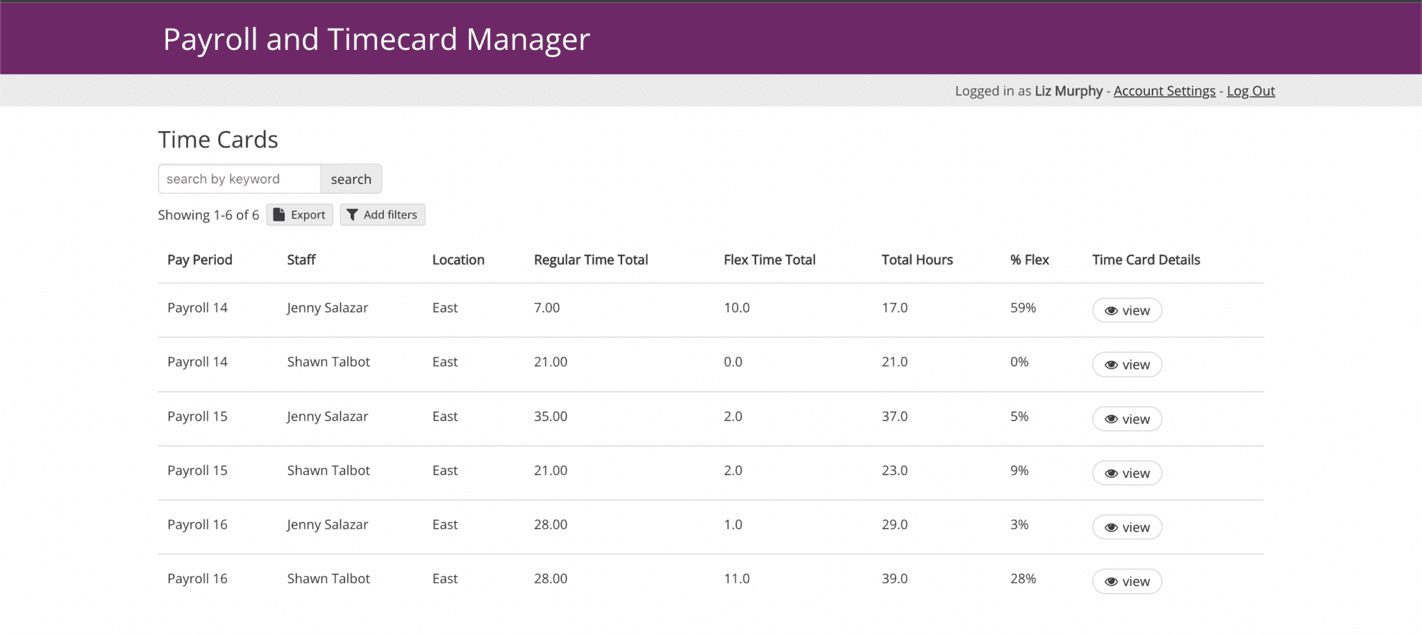 Free Employee Timecard App Template with No-Code | Knack