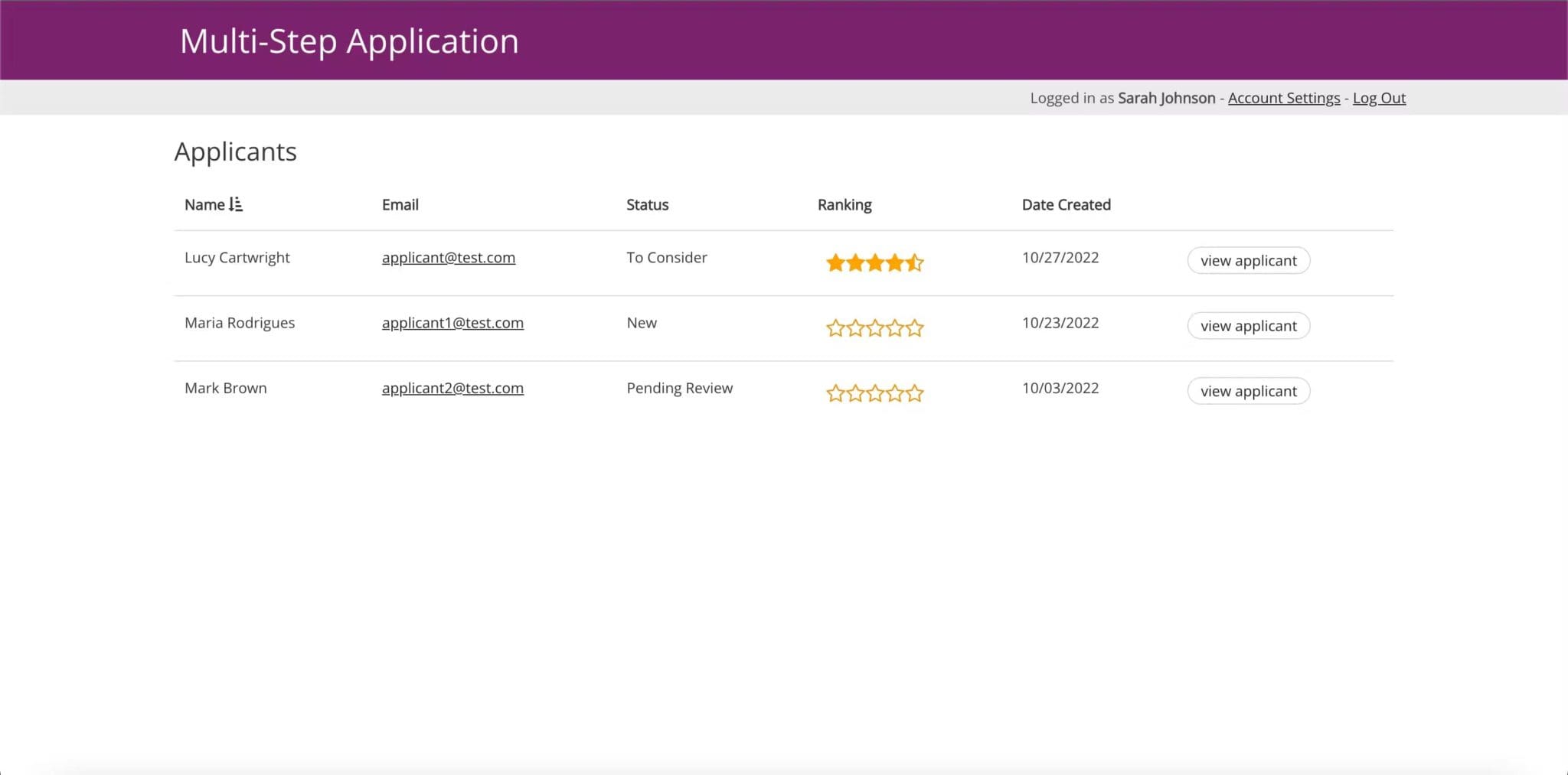 Multi-Step Form and Application Template | Knack