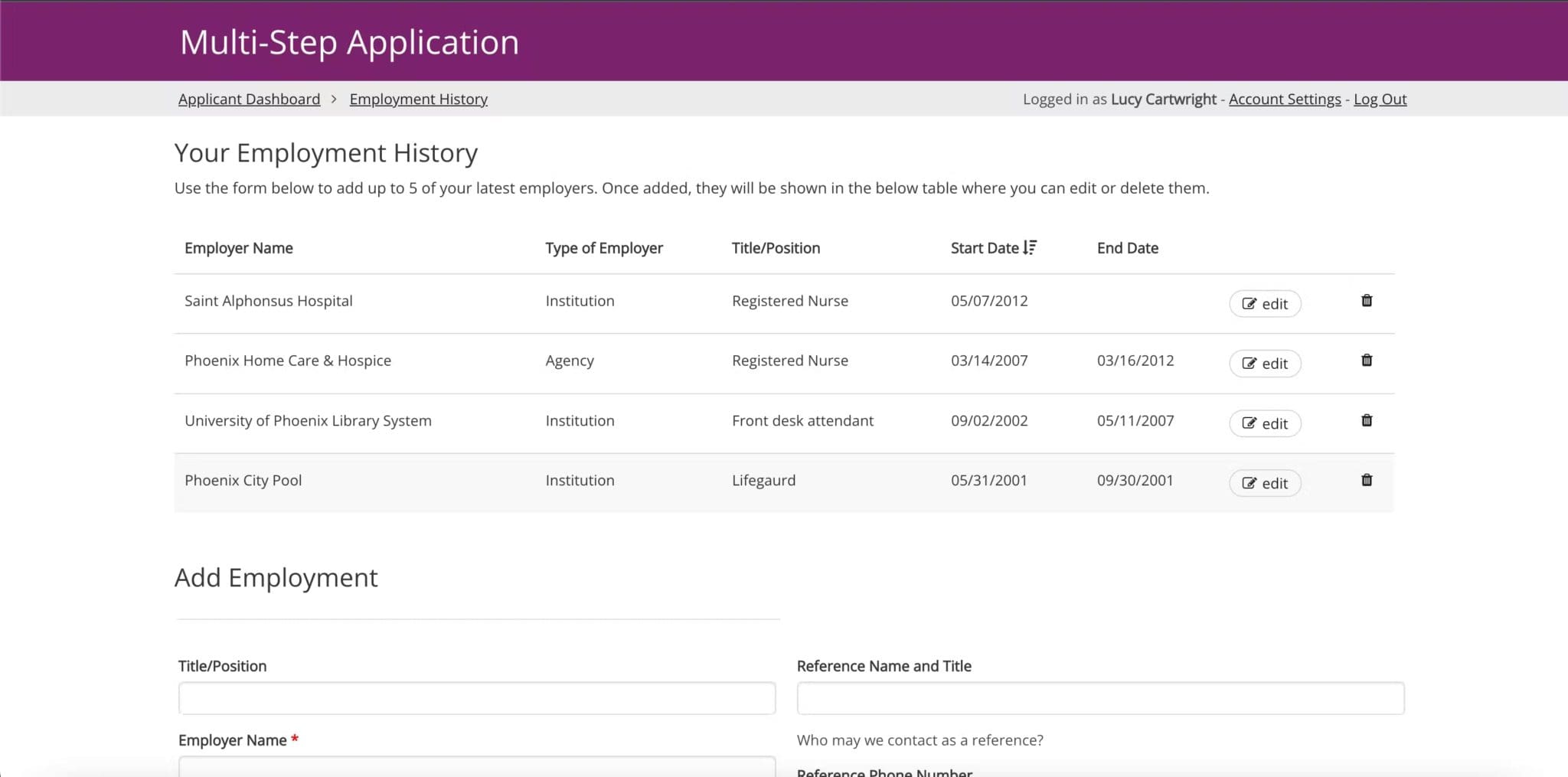 Multi-Step Form and Application Template | Knack