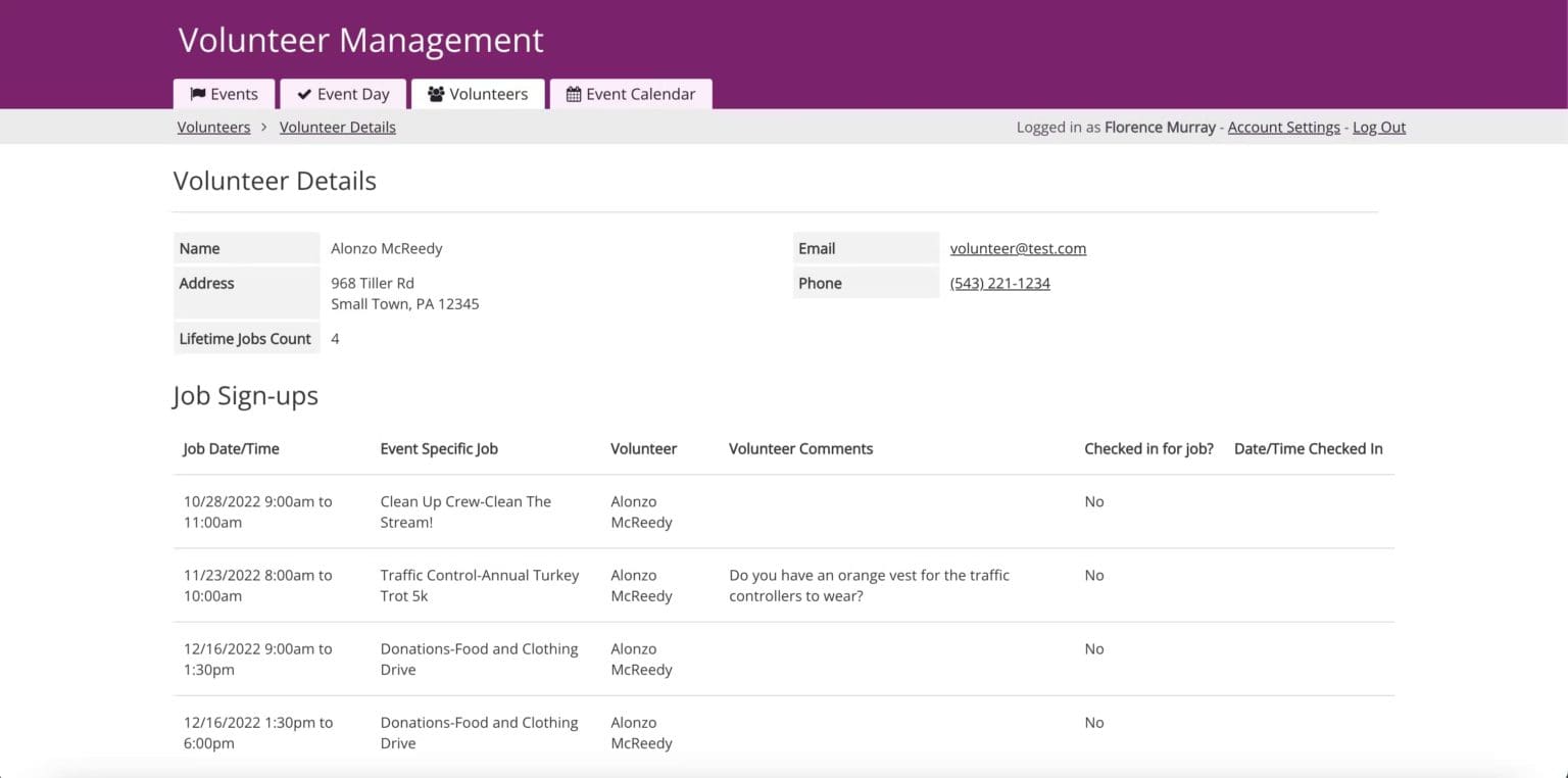 Free Volunteer Management Template | Knack