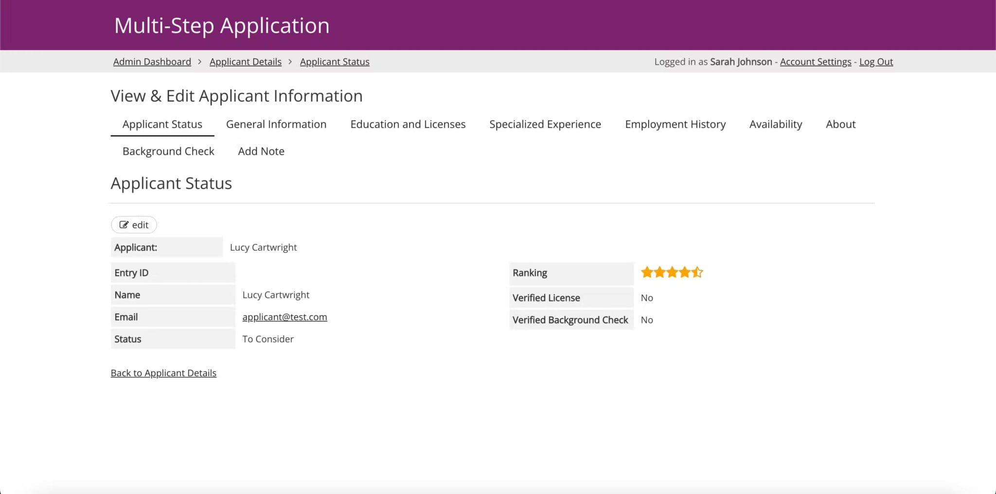 Multi-Step Form and Application Template | Knack