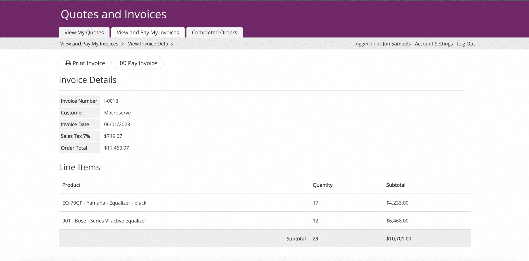 Free Quotes & Invoices Template App | Knack
