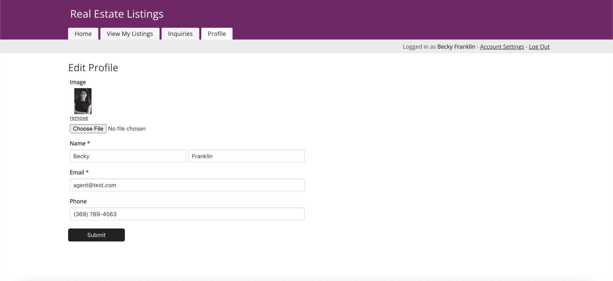 Real Estate Database Template | Knack