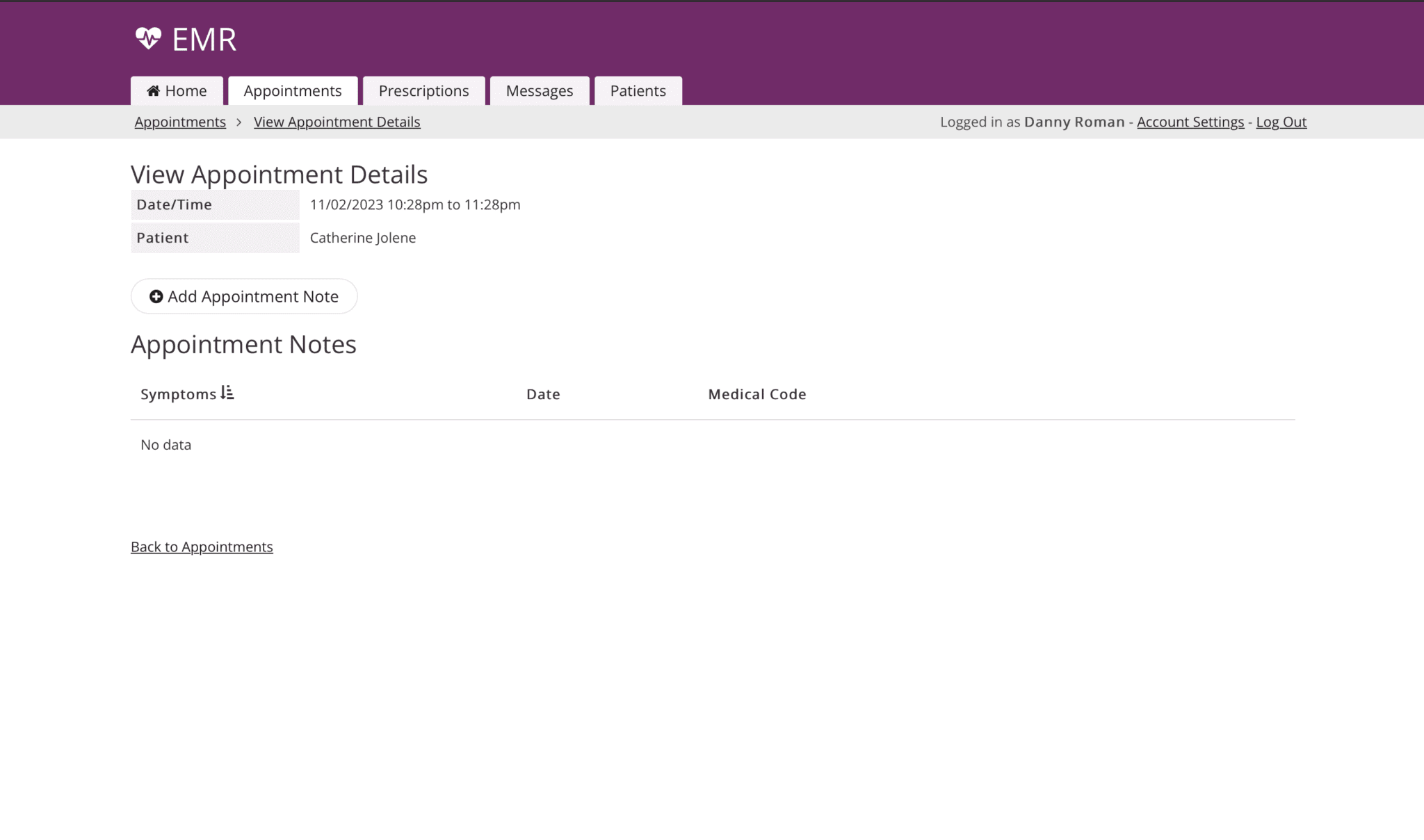 Free and Custom EMR Template App | Knack