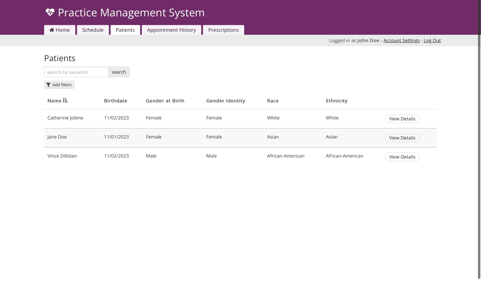 Free Medical Practice Management Software Template | Knack