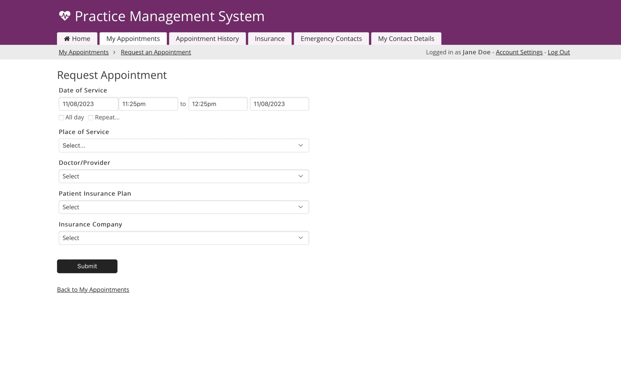 Free Medical Practice Management Software Template | Knack