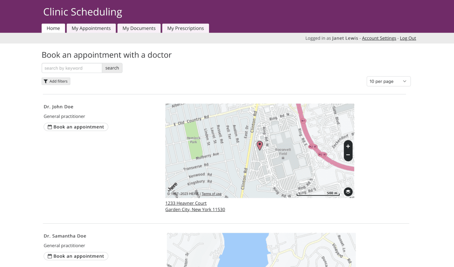 Free Patient Scheduling Template App | Knack