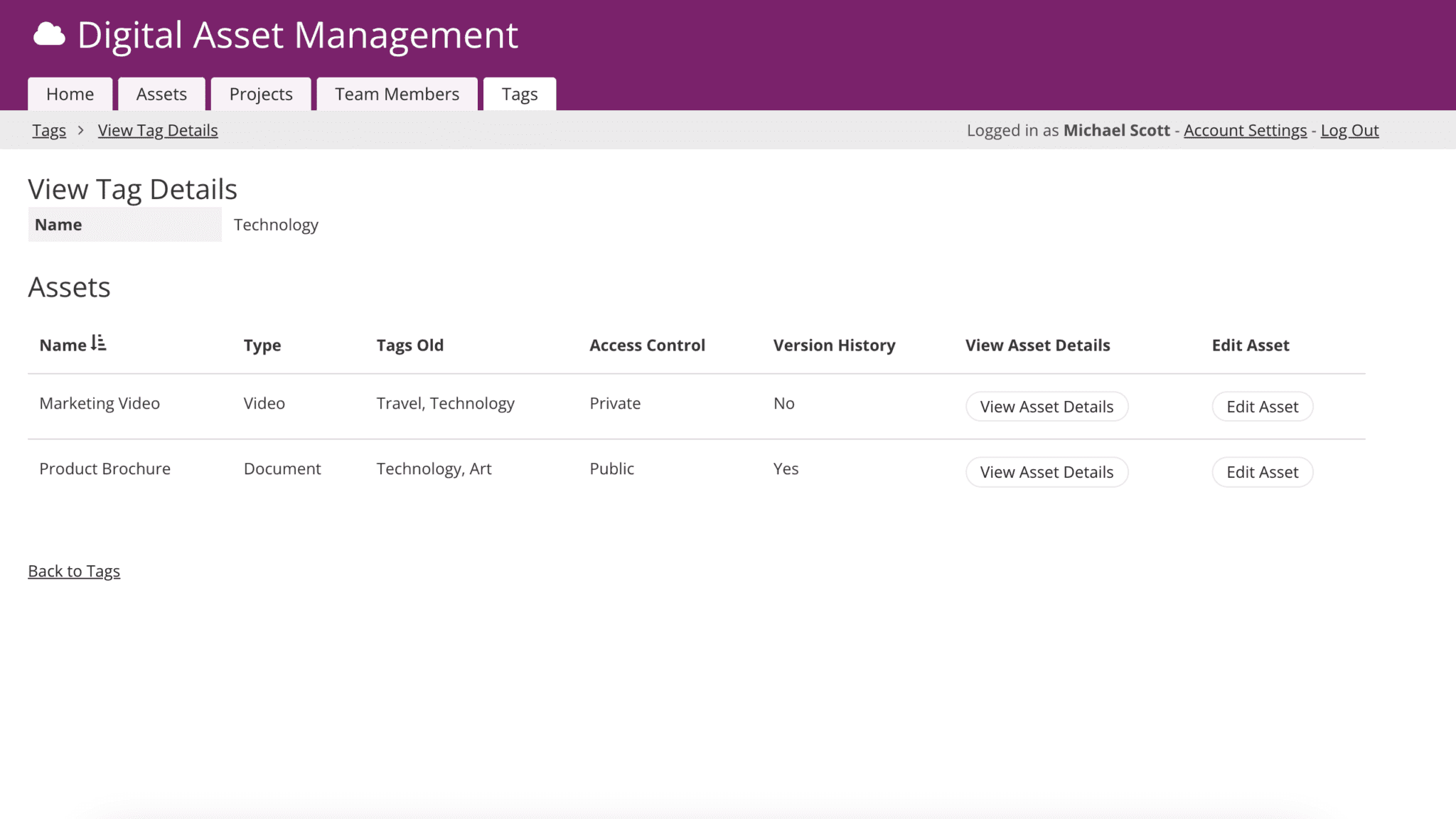 Free Digital Asset and Content Manager App Template | Knack