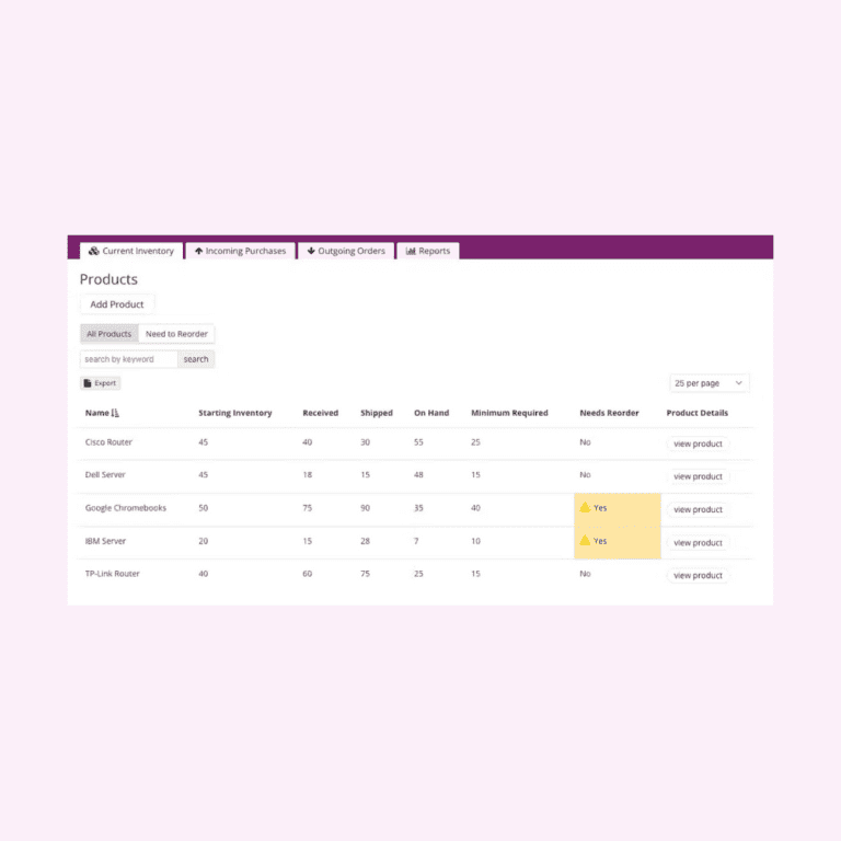 Free Inventory Tracking Spreadsheet Template | Knack