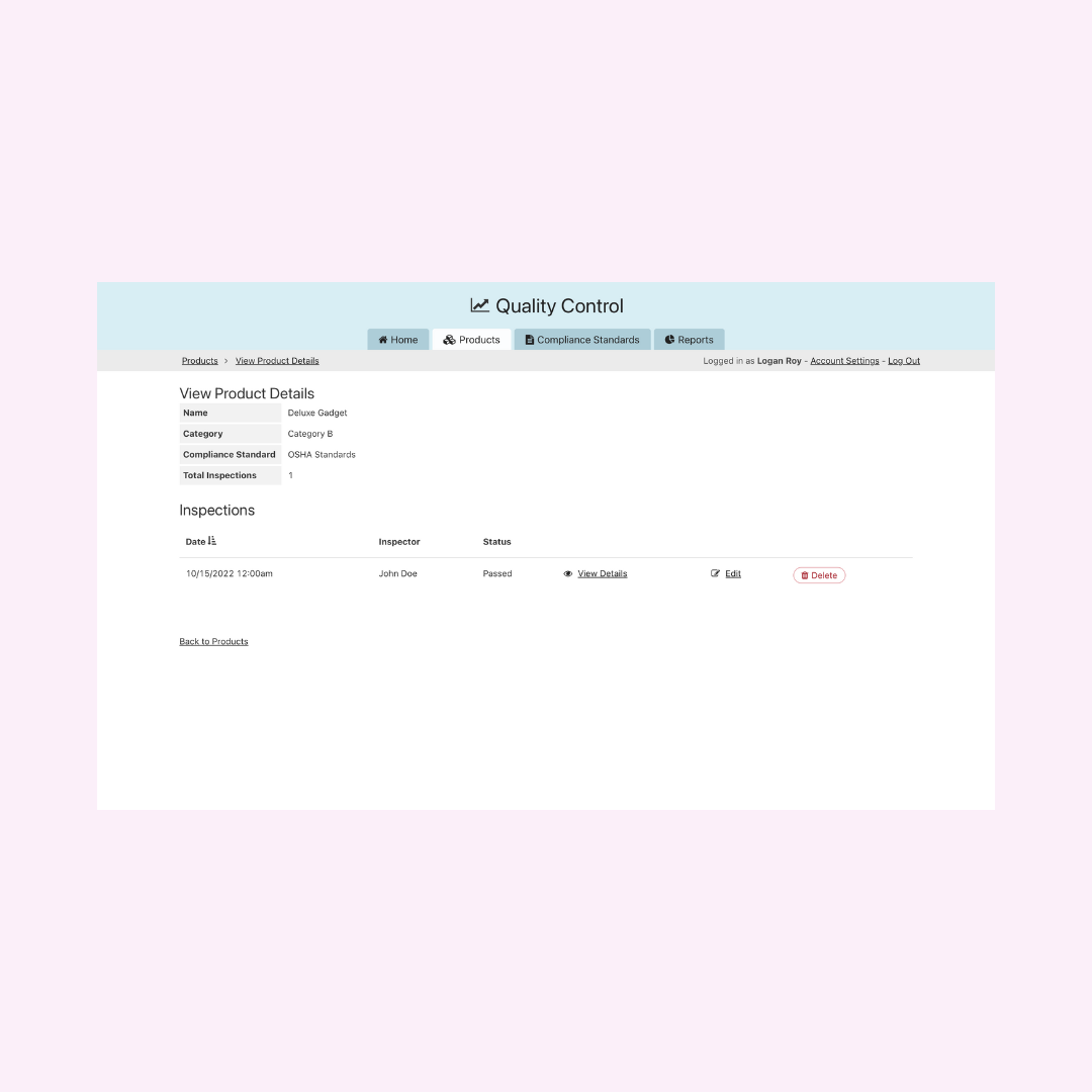 Free & Customizable Quality Control Template App | Knack