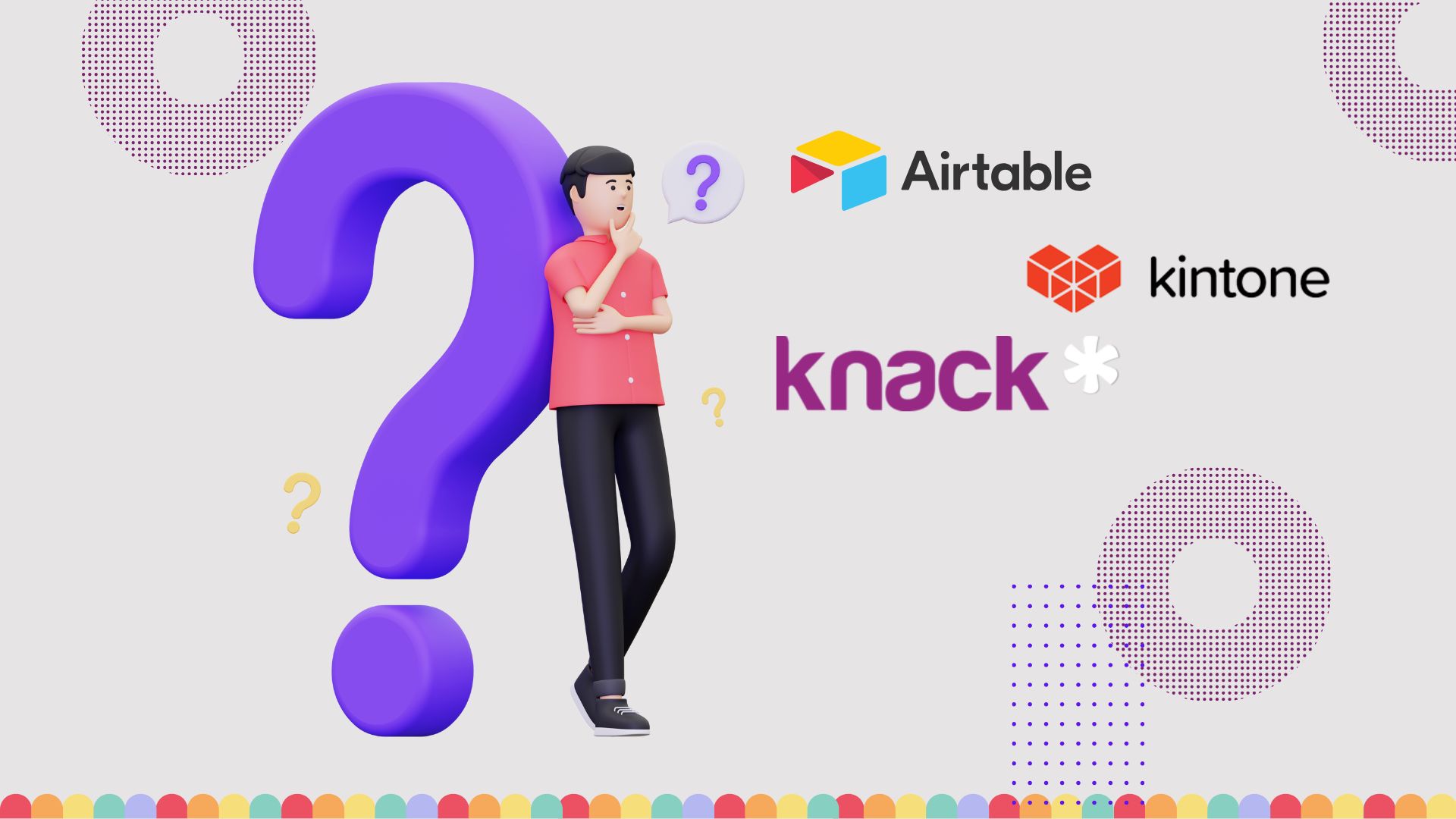 Kintone vs Airtable vs Knack (Comparison Guide)