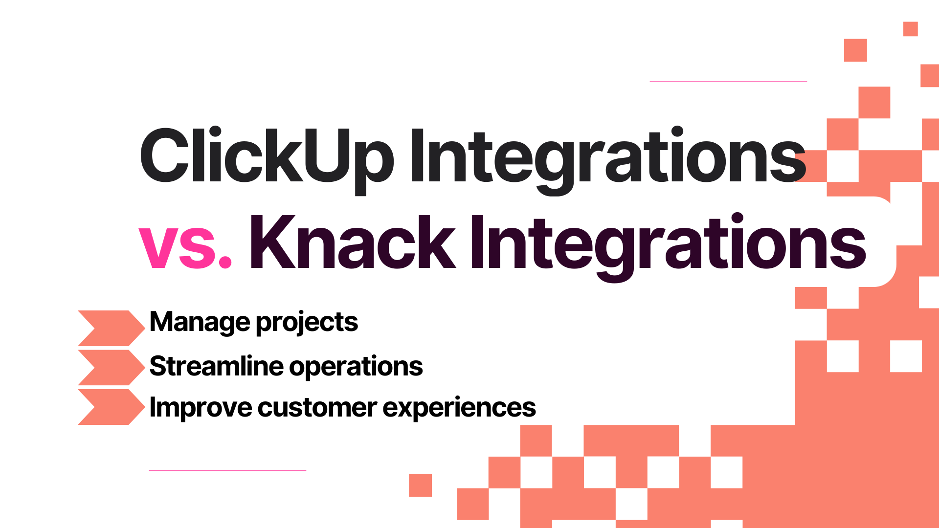 ClickUp Integrations vs Knack Integrations (Comparison Guide)