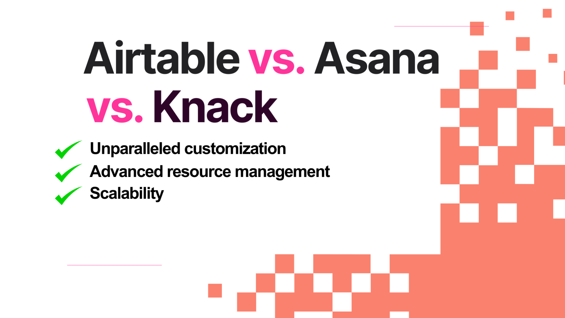 Airtable vs Asana vs Knack (Comparison Guide)