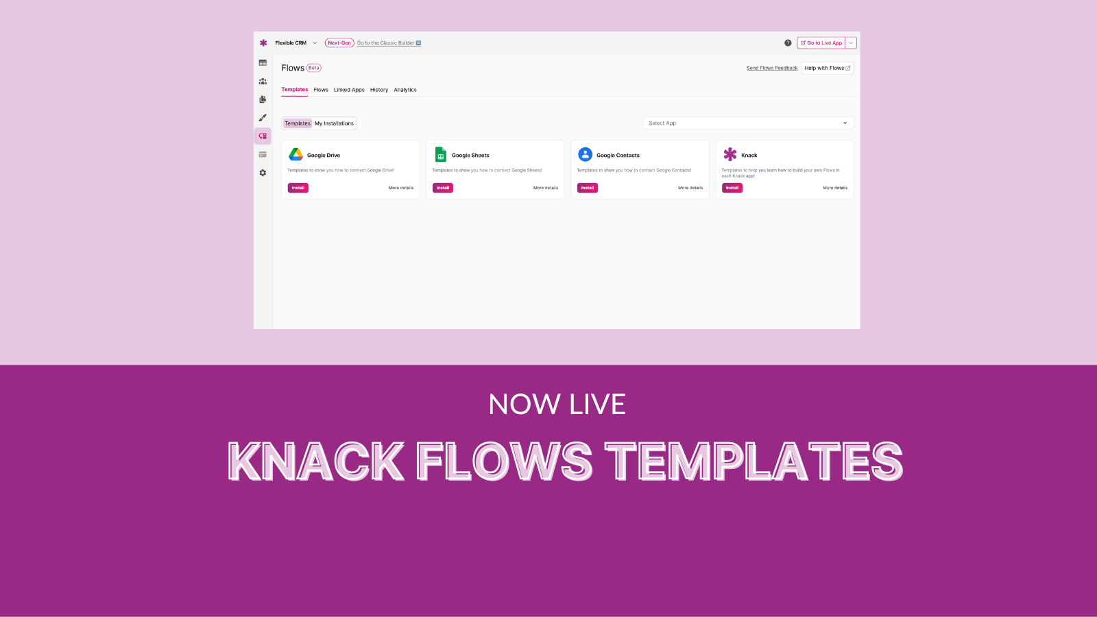 Introducing Knack Flows: Over 400 Native Integrations In Platform