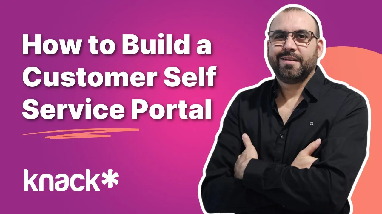 Customer Self-Service Portal: Build Without Coding - Knack: No-Code Application Development Platform